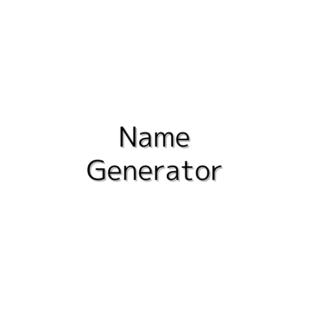 Name Generator - LAZE SOFTWARE