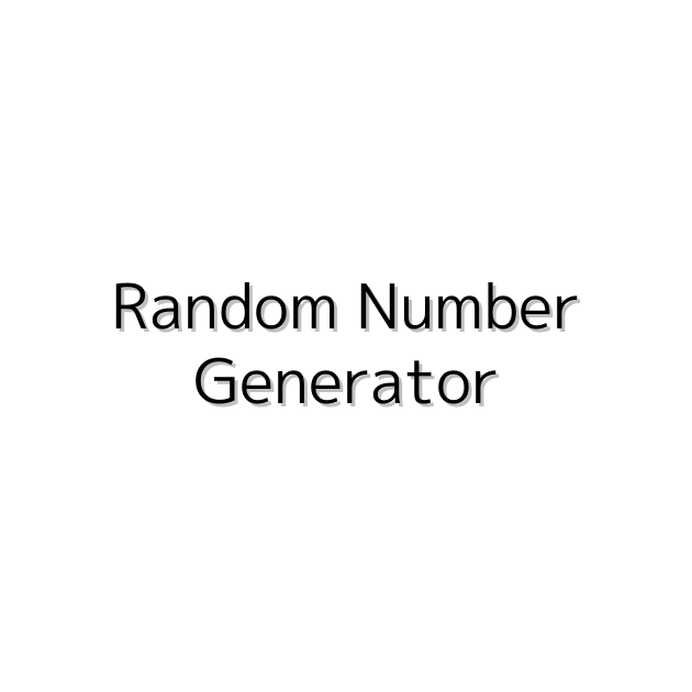 Random Number Generator - LAZE SOFTWARE