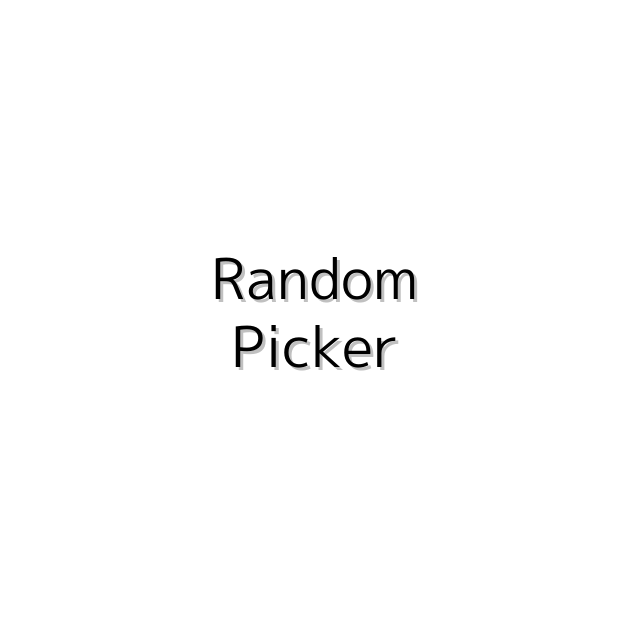 Random Picker - LAZE SOFTWARE